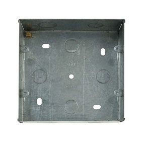 Scolmore 2G Double Row Knockout Box | 47mm Deep Knockout Box | Superlec ...