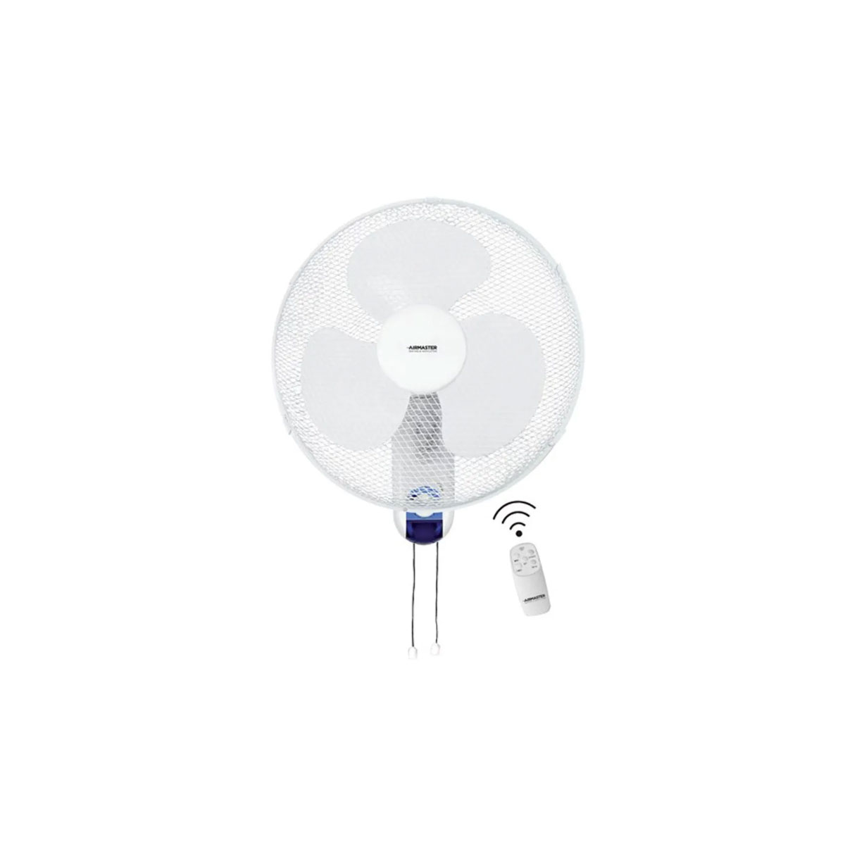 Airmaster | WL16RT | 16" | 60W 3 Speed Pull Cord Wall Fan with Remote ...