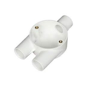 Y25W | 25mm PVC Conduit Y Box White | White | Superlec Direct