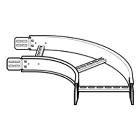 ZFB45090450G|Legrand Medium Duty Ladder 90 Degree Bends | Superlec Direct